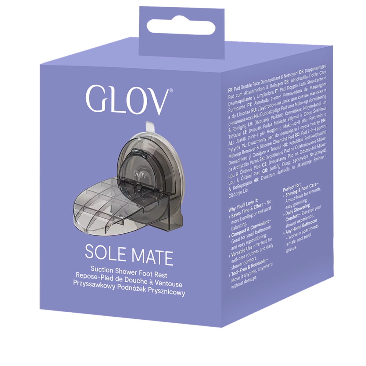 Glov • Sole Mate - Suction Shower Foot Rest • haar-shop.ch