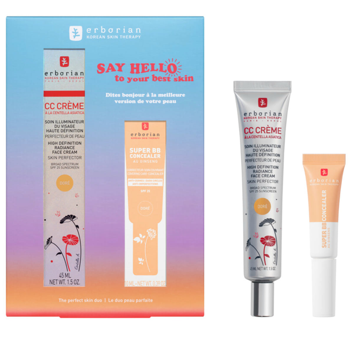 Erborian • Kit CC Super BB Concealer Dore