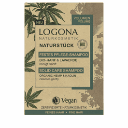 Logona • Solid Care Shampoo Organic Hemp & Kaolin • haar-shop.ch