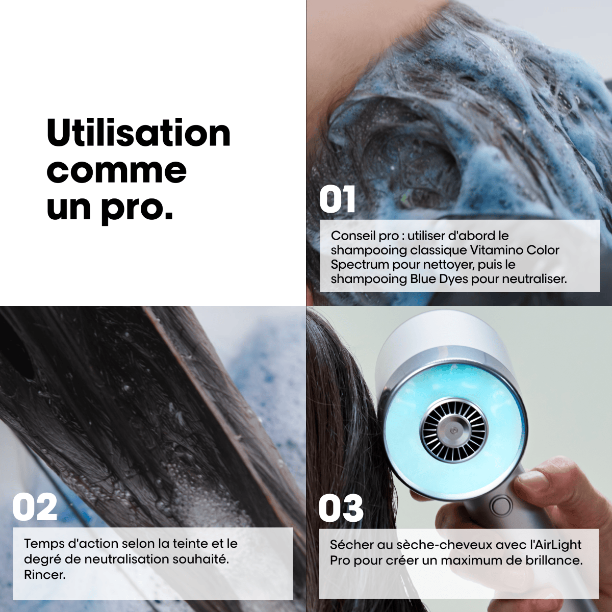 L'Oréal Professionnel • Vitamino Color Blue Dyes Shampoo