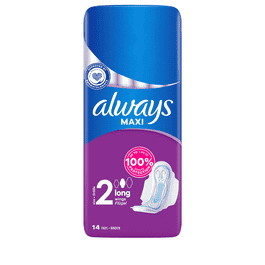 Always Maxi Pads Long with Wings - 14 pcs • haar-shop.ch