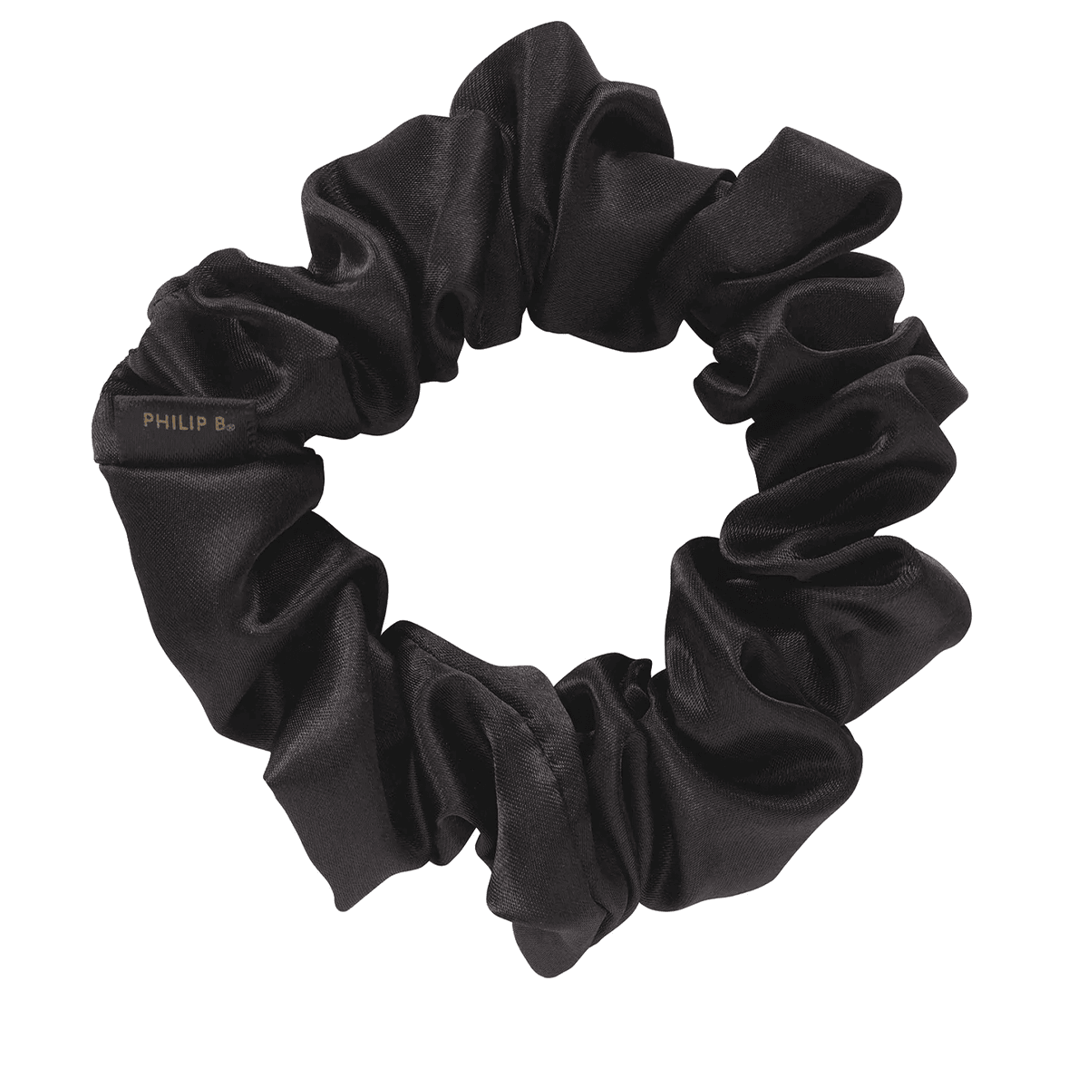 Philip B Classic Black Scrunchie