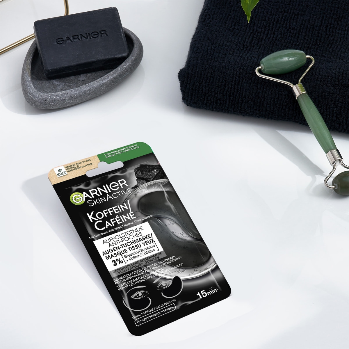 Garnier • Caffeine Plumping Eye Mask for Brightening • haar-shop.ch