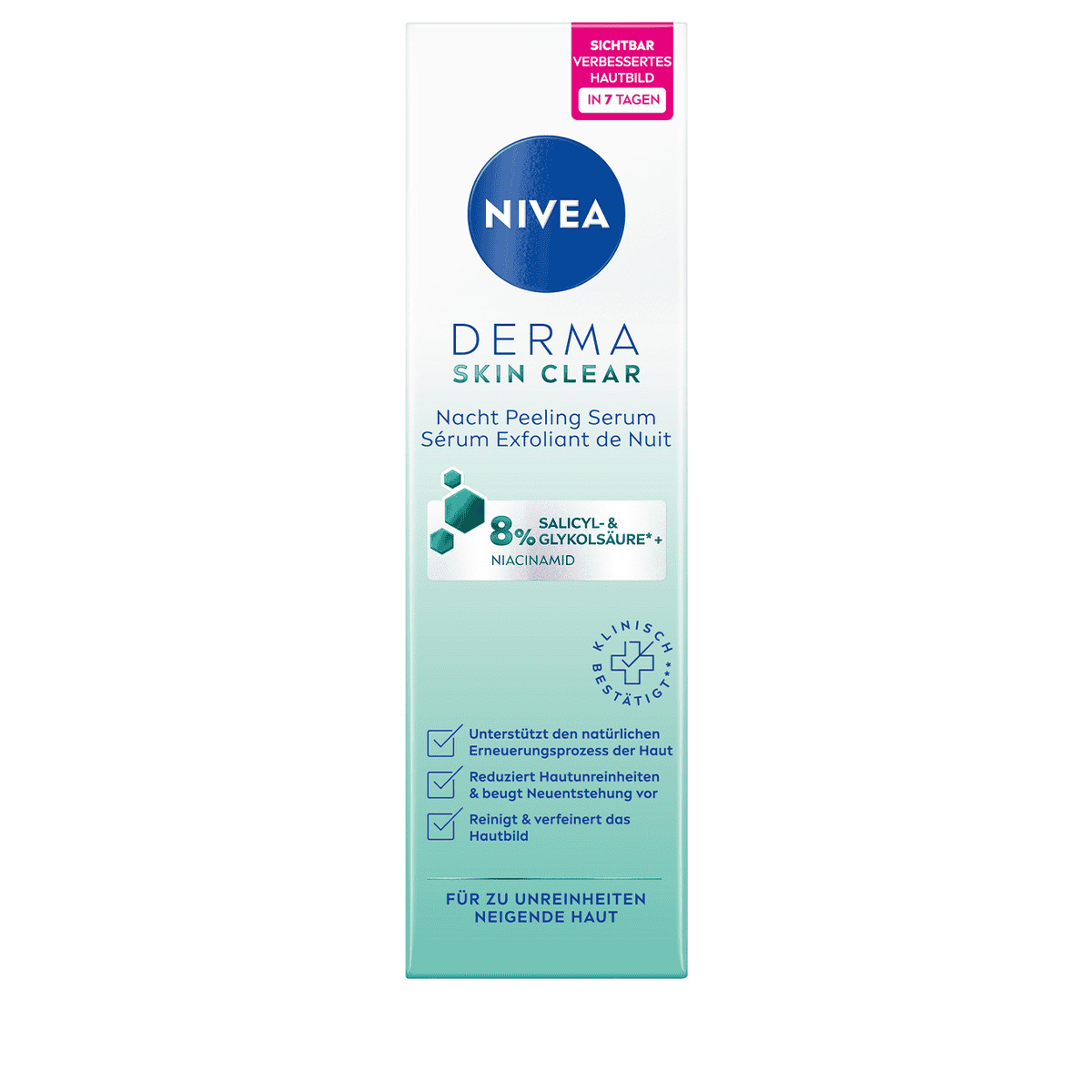Nivea - Derma Skin Clear Night Peeling Serum • haar-shop.ch