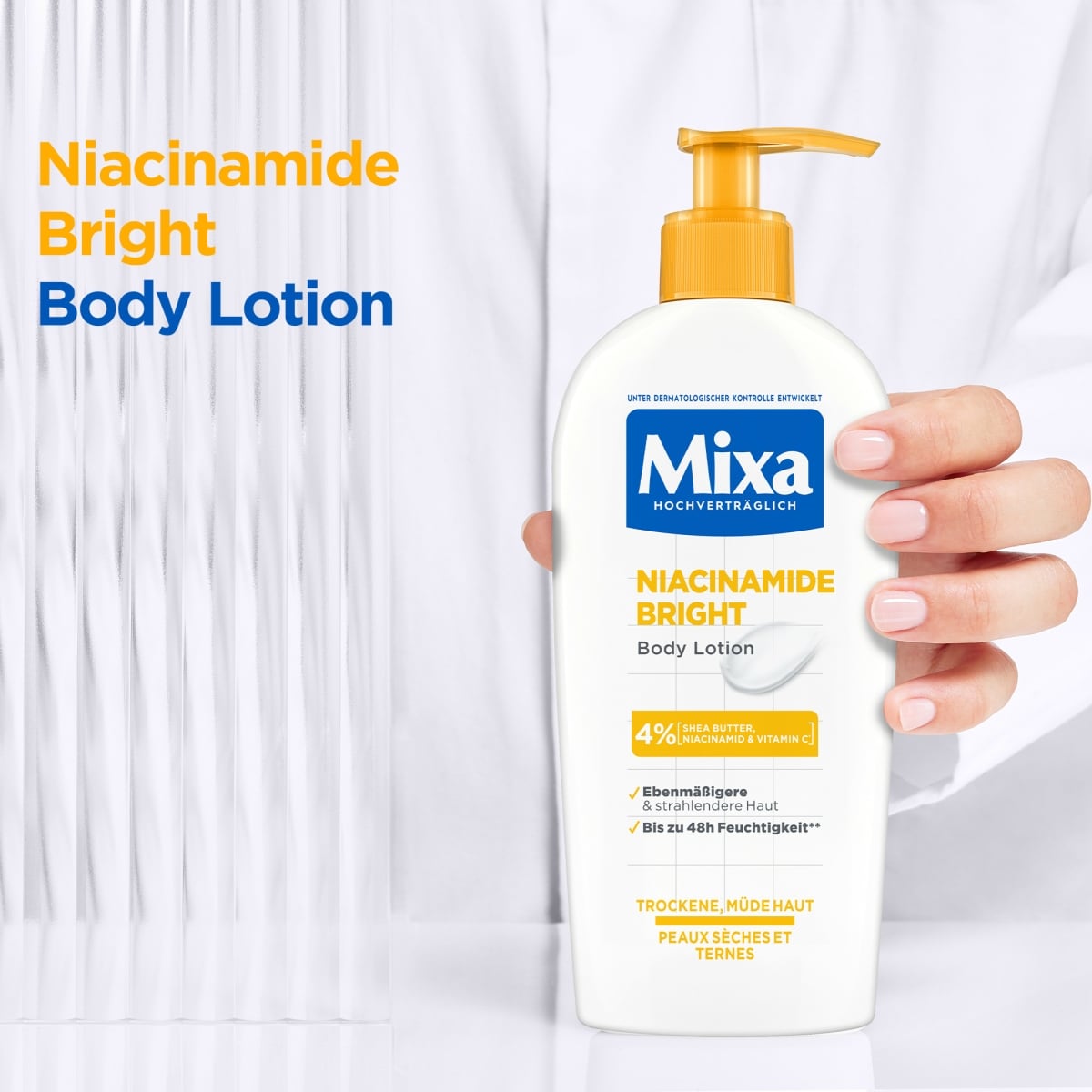 Mixa • Niacinamide Bright Body Lotion • haar-shop.ch