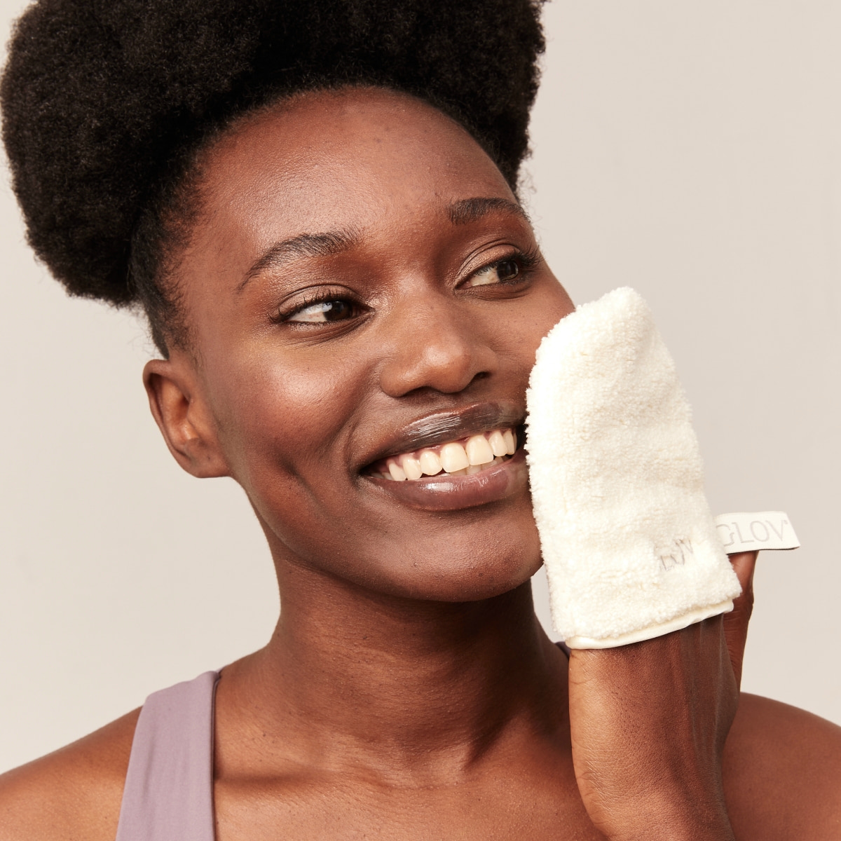 Glov • 2x Iconic Mitt - Off Ivory & Banana • haar-shop.ch