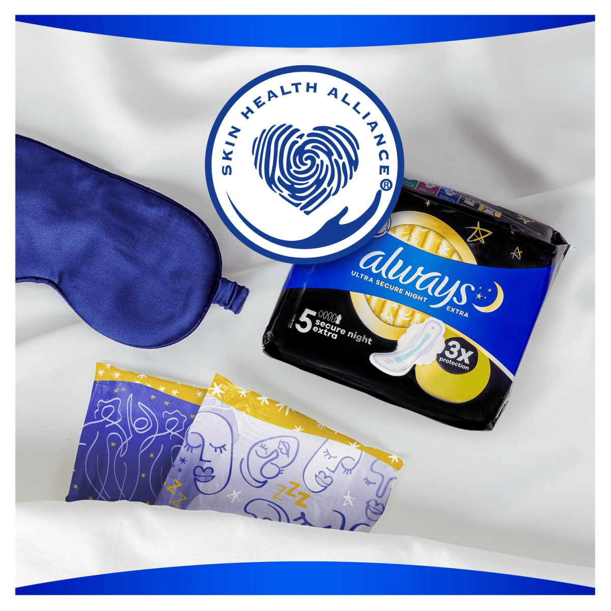 Always • Ultra Binde Secure Night mit Flügeln BigPack 18 Stück • haar ...