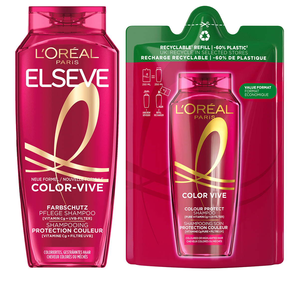 L'Oréal Paris • Elseve Color Vive Set • EcoPack • haar-shop.ch