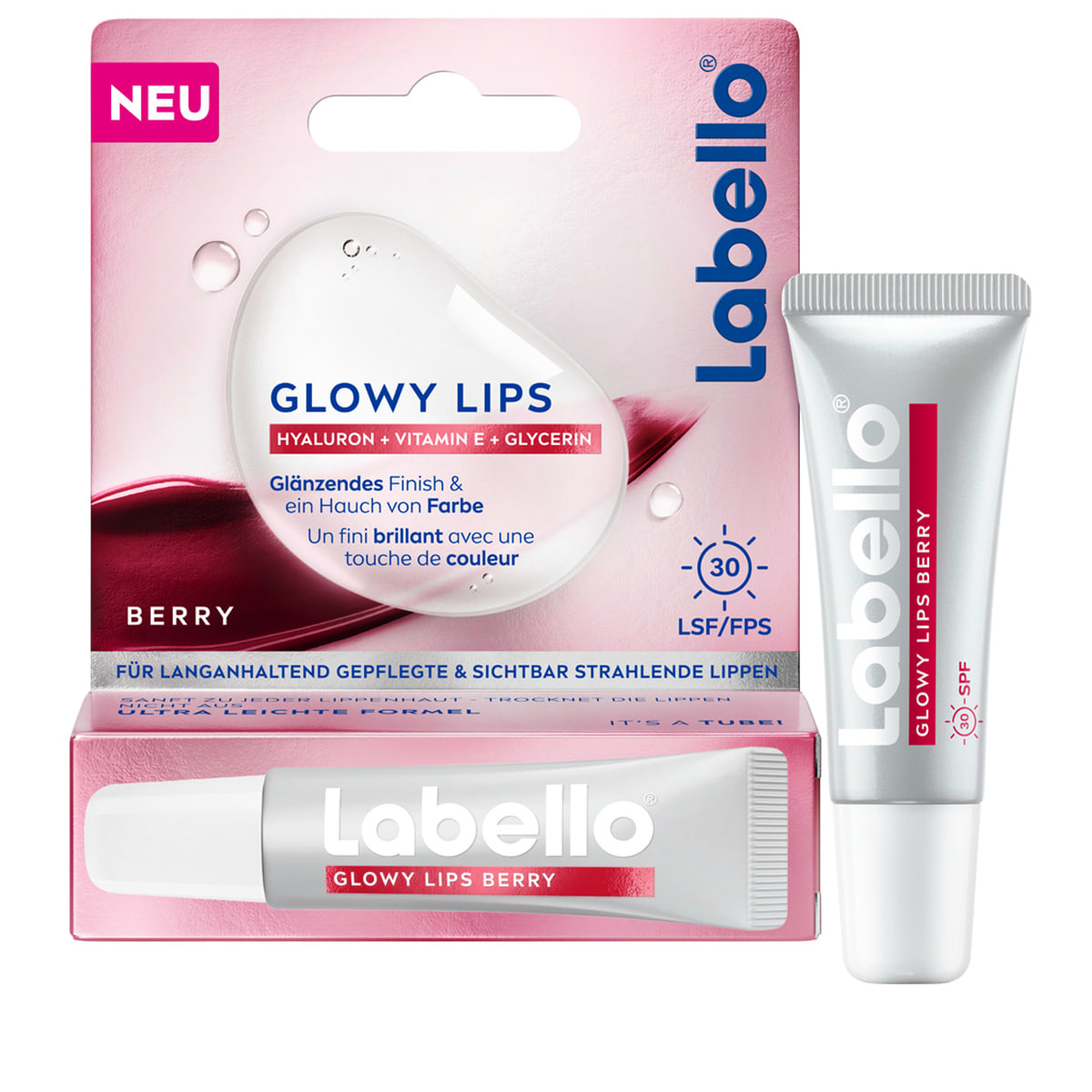 NIVEA • Glowy Lips Berry Tinted SPF30 • haar-shop.ch
