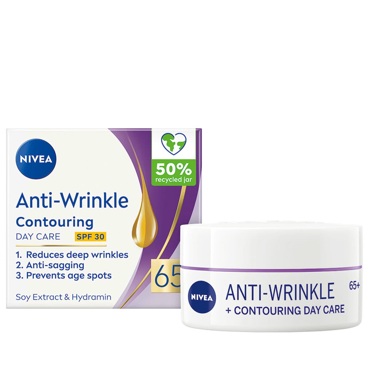 NIVEA • Anti-Wrinkle Day 65+ 50 ml