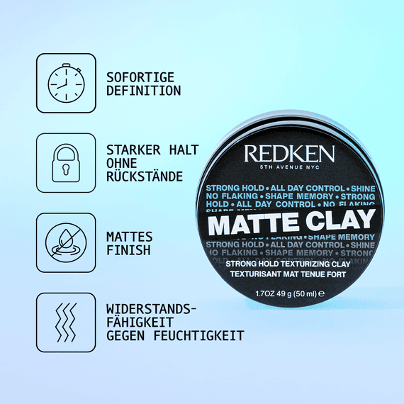 Redken Matte Clay • Haarstyling Produkt für Textur & Halt