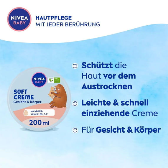 NIVEA • Soft Creme 200 ml • haar-shop.ch