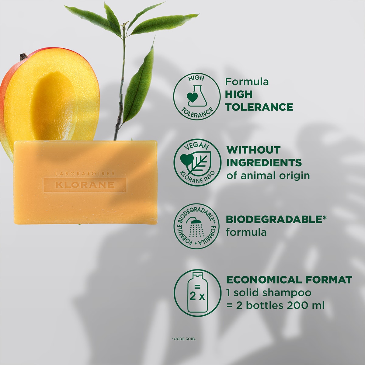 Klorane Mango Festes Shampoo • Pflege für gesundes Haar