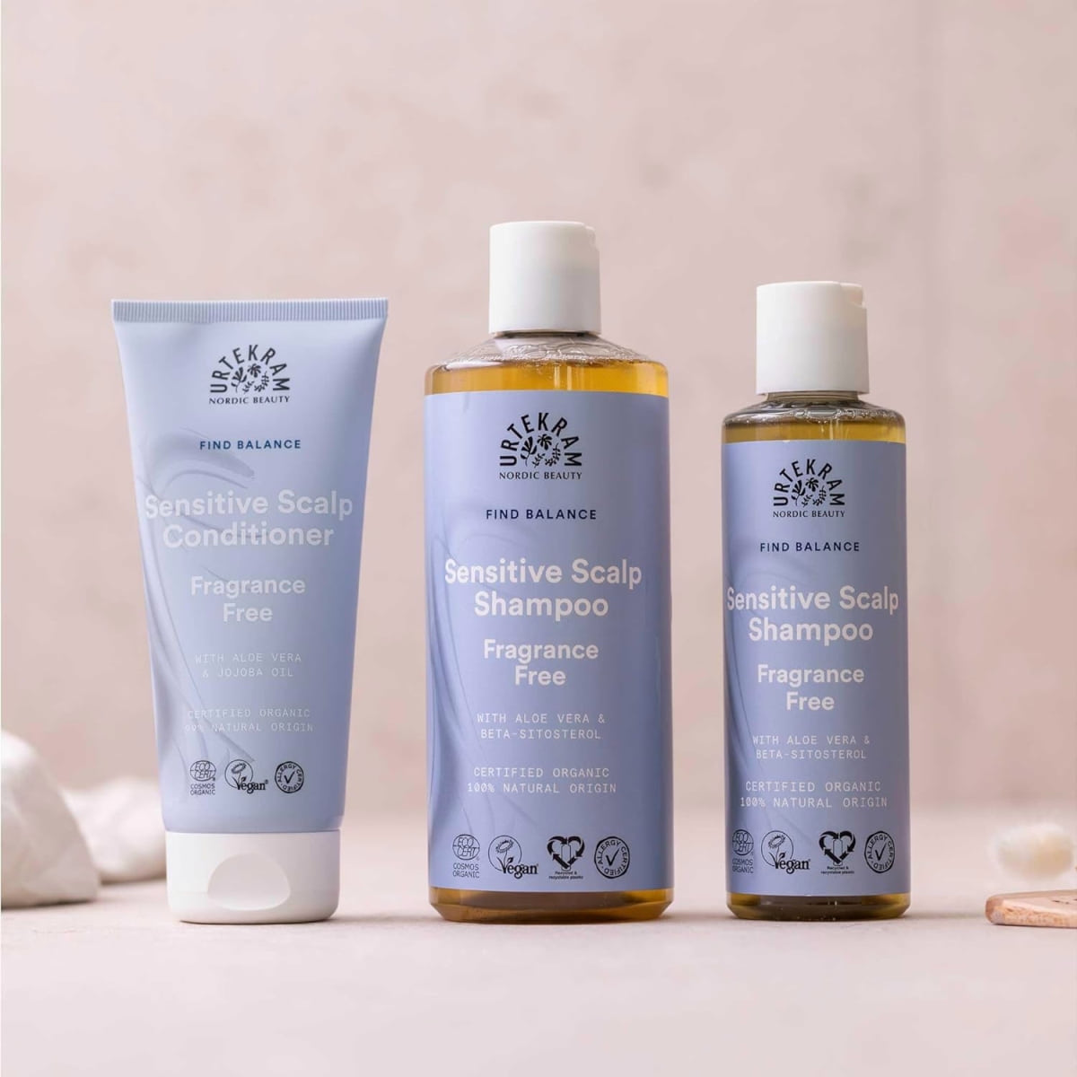 Urtekram Fragrance Free Conditioner for Sensitive Scalp 180 ml