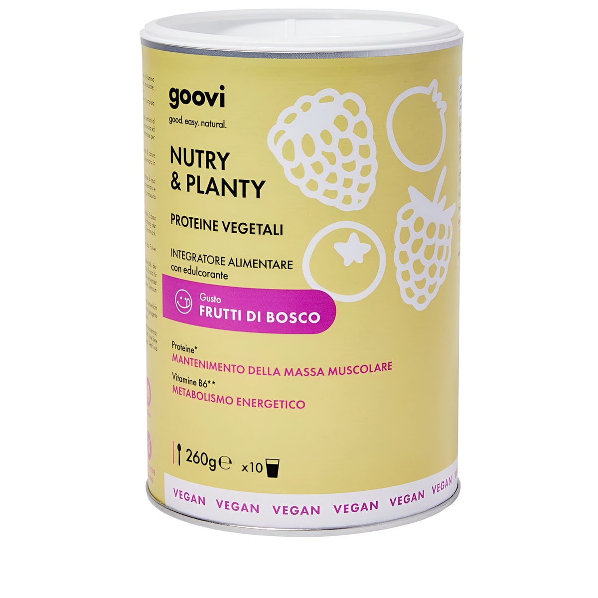 Goovi • Nutry & Planty Plant-based Protein - Berries