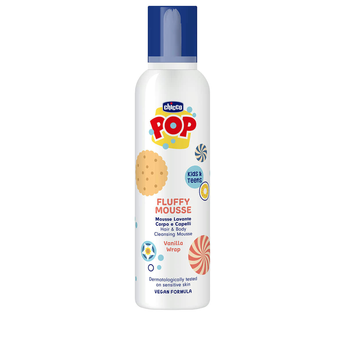 Chicco • POP Fluffy - Mousse Hair & Body Vanilla 200 ml • haar-shop.ch