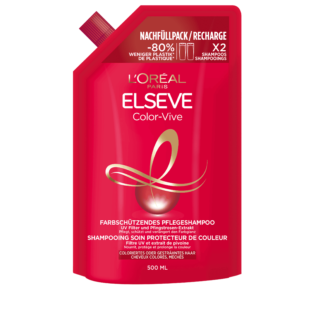 L'Oréal Paris - Elseve Color-Vive Care Shampoo Refill Pack • haar-shop.ch