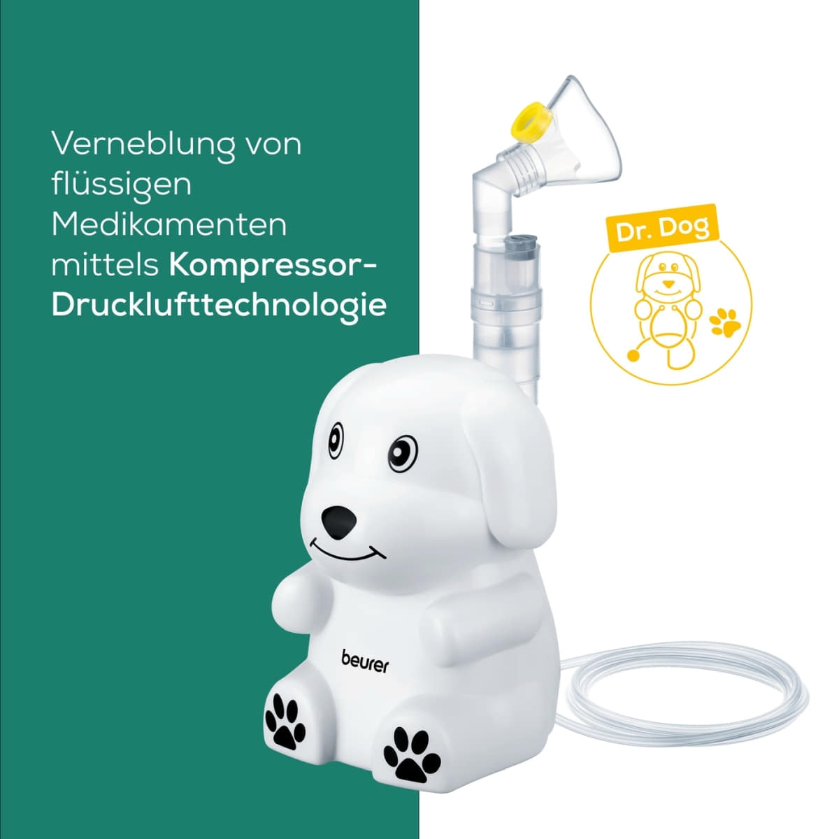Beurer Kids Inhalator IH 24 • Atemtherapie für Kinder
