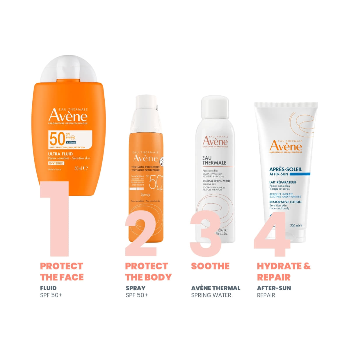 Avène Ultra Fluid Invisible SPF50 Sunscreen • haar-shop.ch