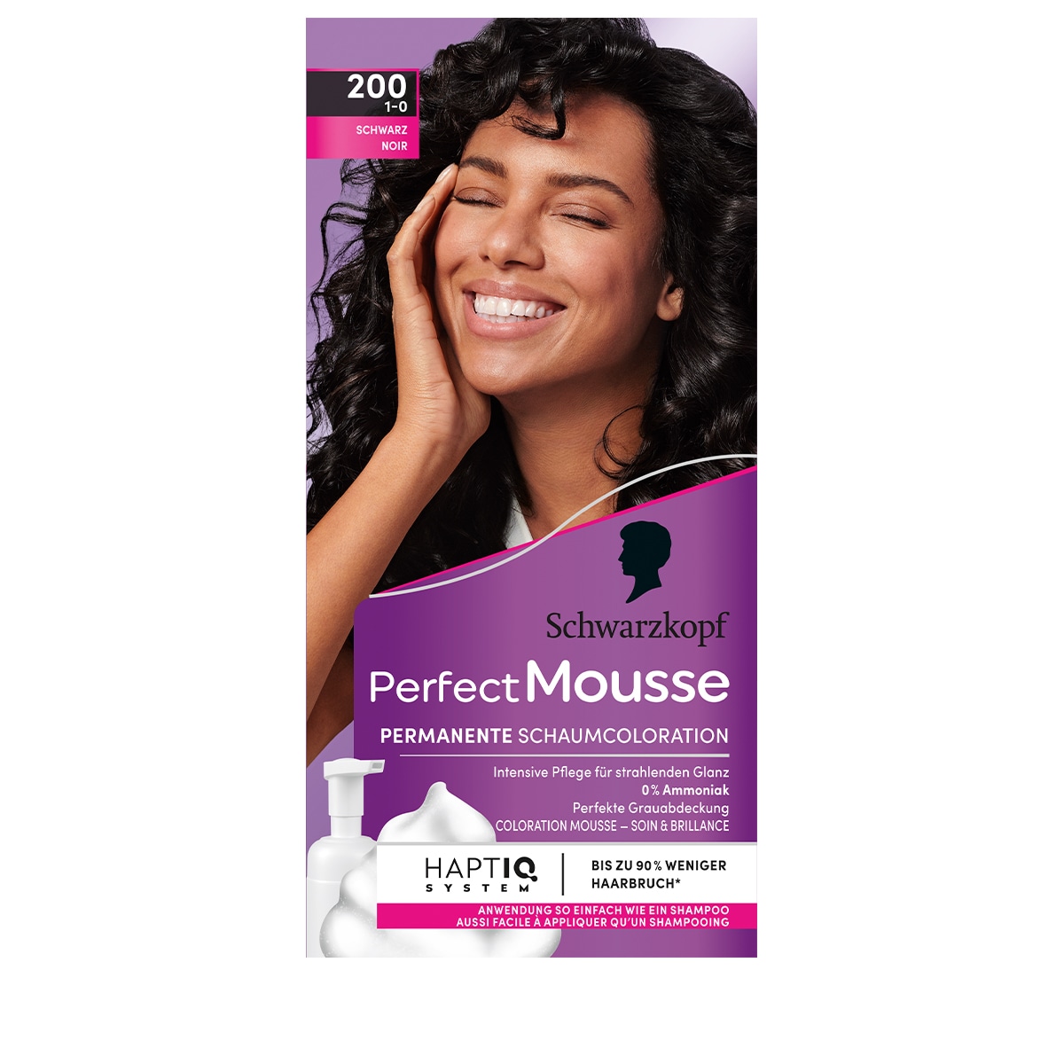 Permanent foam colouring