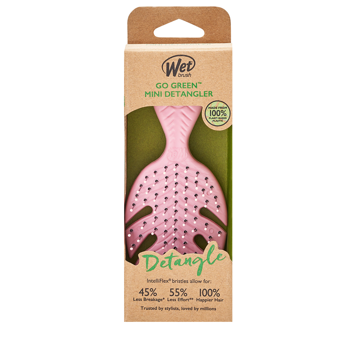 Wet Brush • Go Green Mini Detangler - Pink • haar-shop.ch