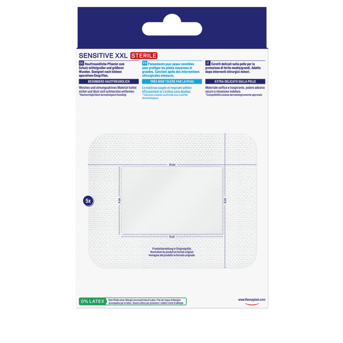 HANSAPLAST - Sensitive Strips XXL • haar-shop.ch