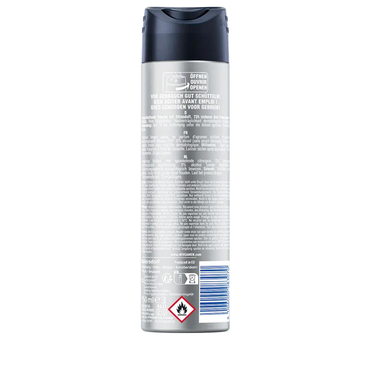 NIVEA Deo Ultra Fresh Spray • Frischer Duft für den ganzen Tag