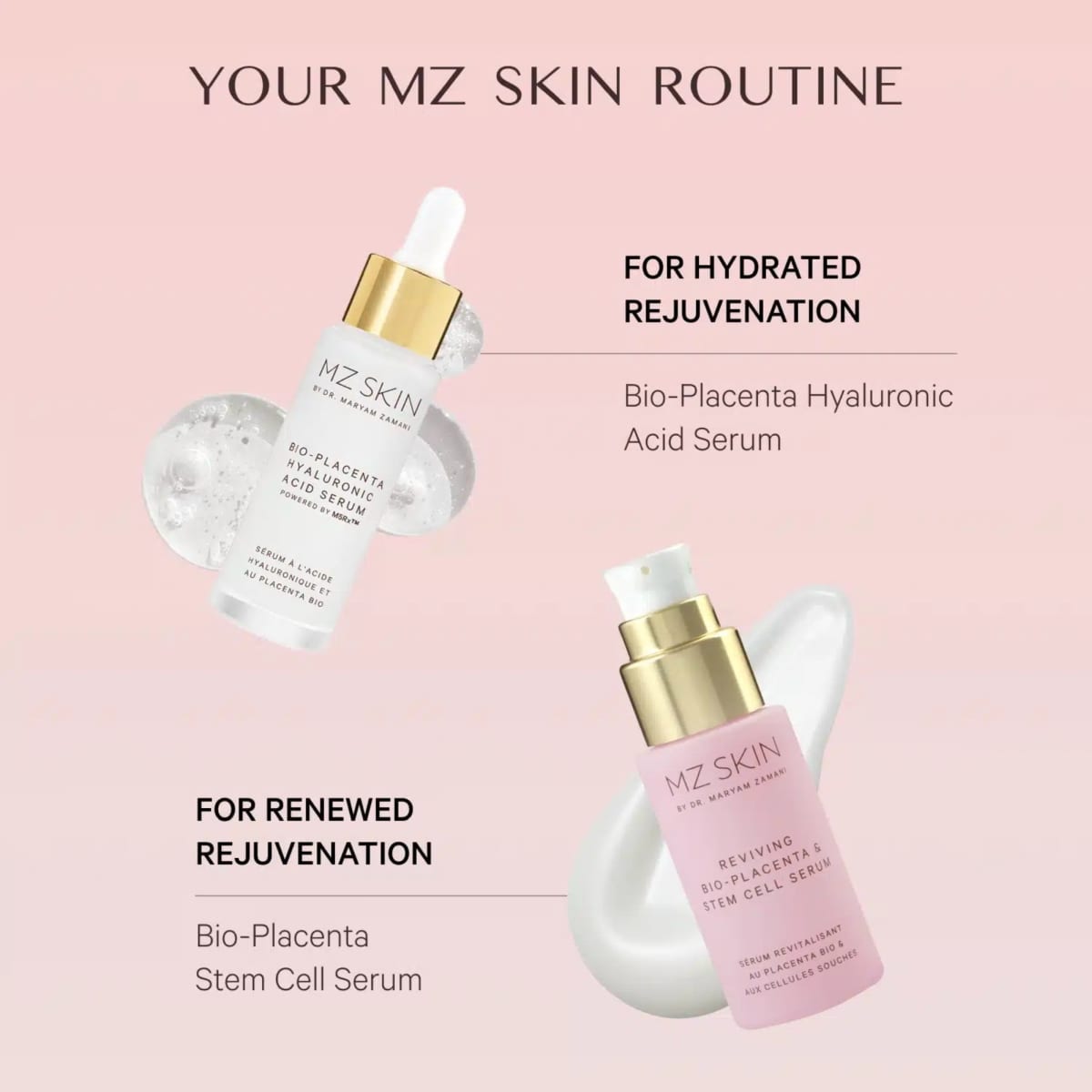 Bio-Placenta Hyaluronic Acid Serum • MZ Skin 30 ml