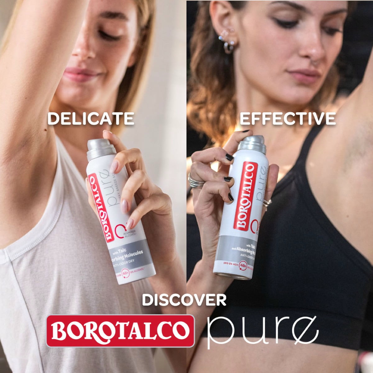 Deo Pure Musky Scent Spray • Borotalco • 48h geruchshemmend • haar-shop.ch