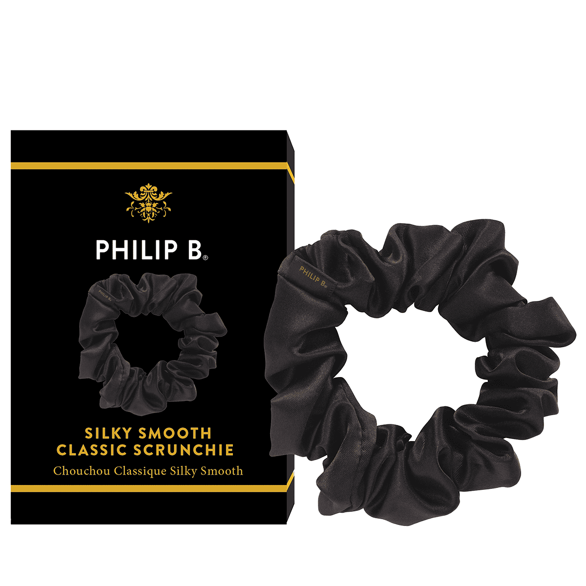 Philip B • Classic Black Scrunchie • haar-shop.ch