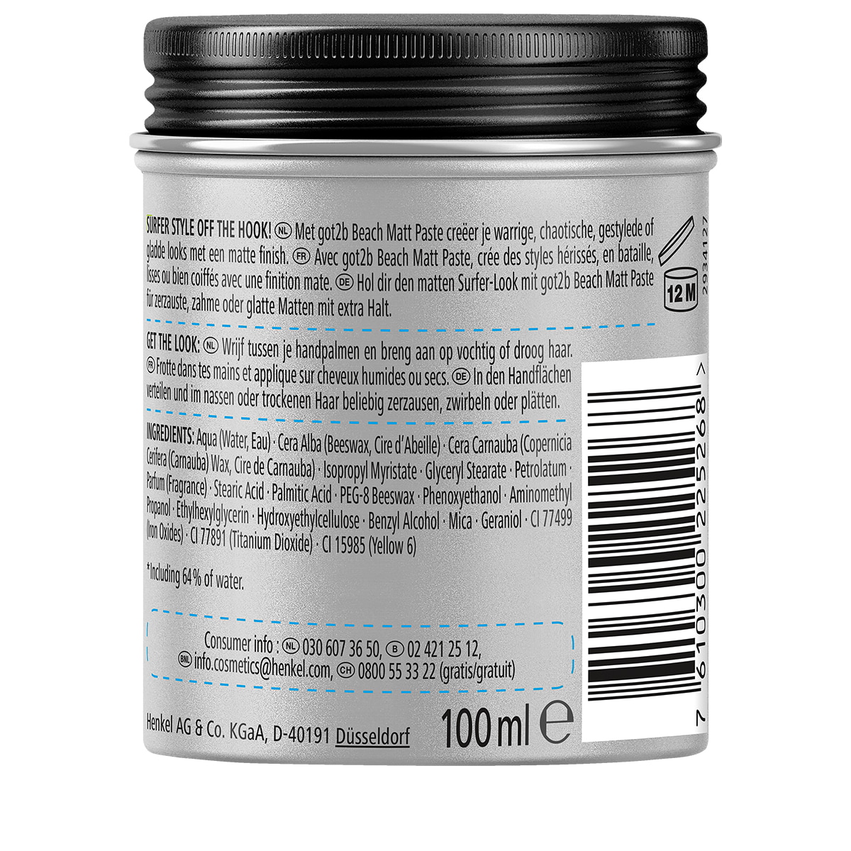 Got2b • Paste Beach Matt 100 ml • haar-shop.ch