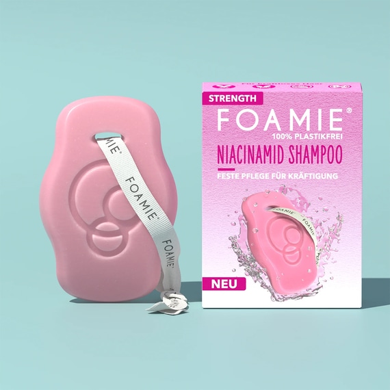 Foamie Niacinamid Shampoo • Sanftes & pflegendes Shampoo