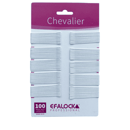 Efalock Chevalier Hair Clips 5 cm White - 100 pcs.