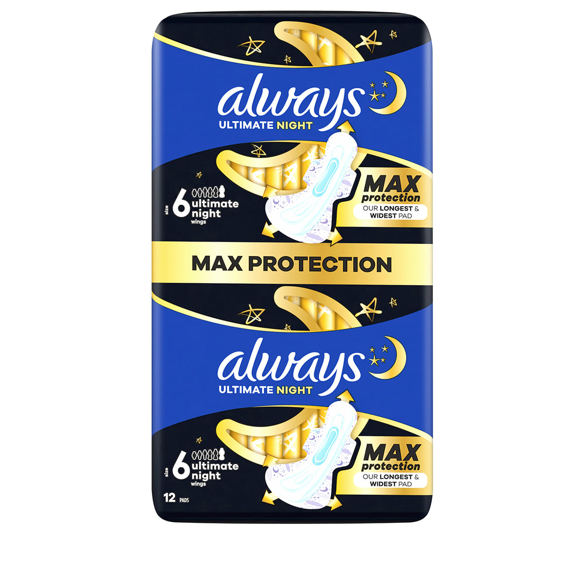 Always • Binde Ultimate Night - Max Protection - 12 Stk. • haar-shop.ch