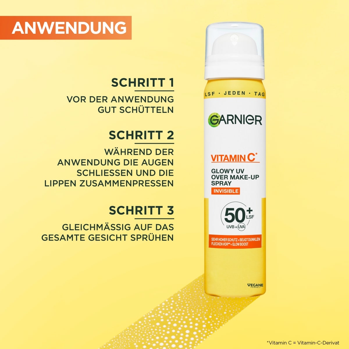 Garnier • Over Make-up Spray SPF 50+ 75 ml • haar-shop.ch