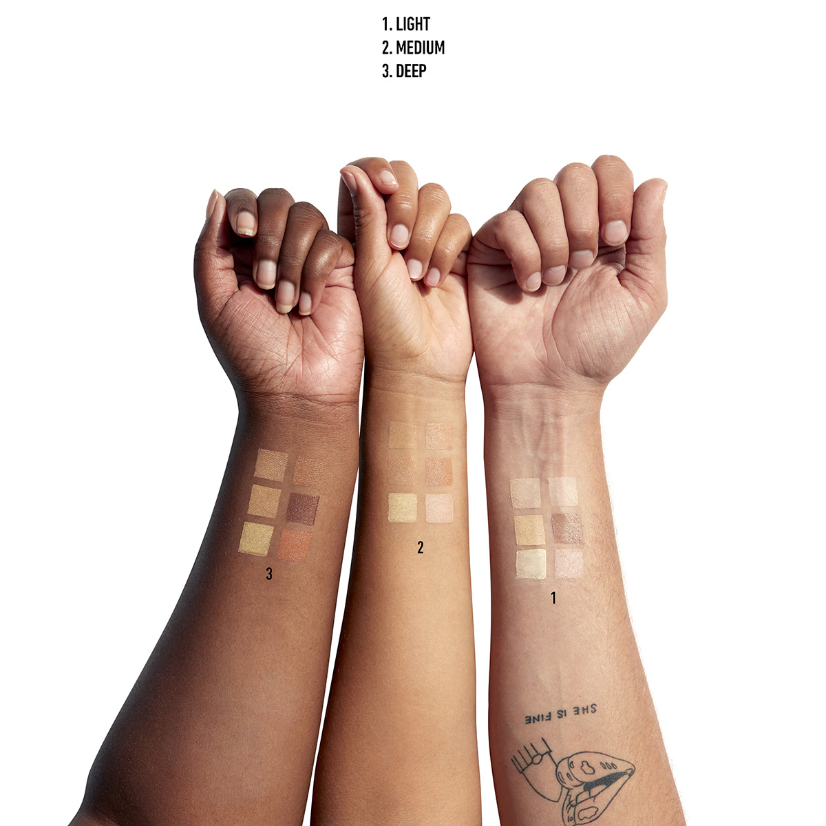 NYX 3C Palette • Conceal, Correct, Contour - Light • haar-shop.ch