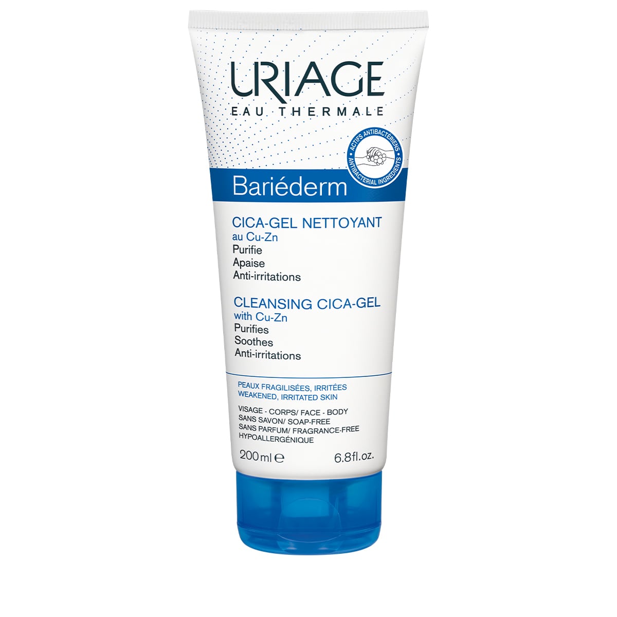 Uriage • Bariéderm-Cica cleansing gel with copper-zinc 200 ml • haar ...