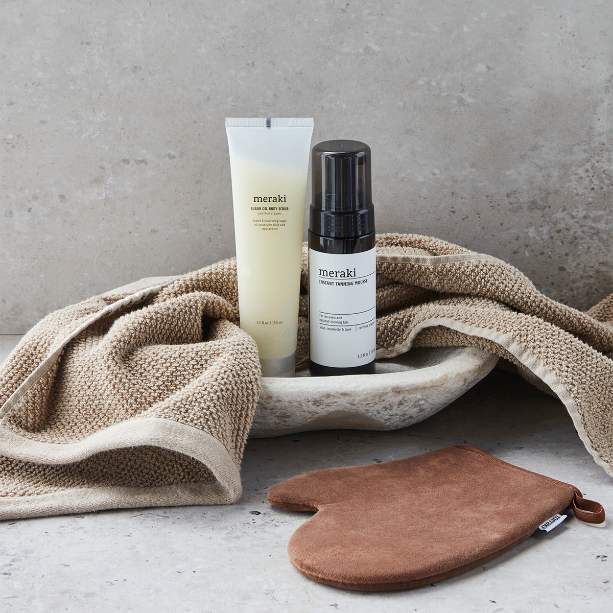 Meraki Tanning Kit • Selbstbräuner Set für strahlende Haut