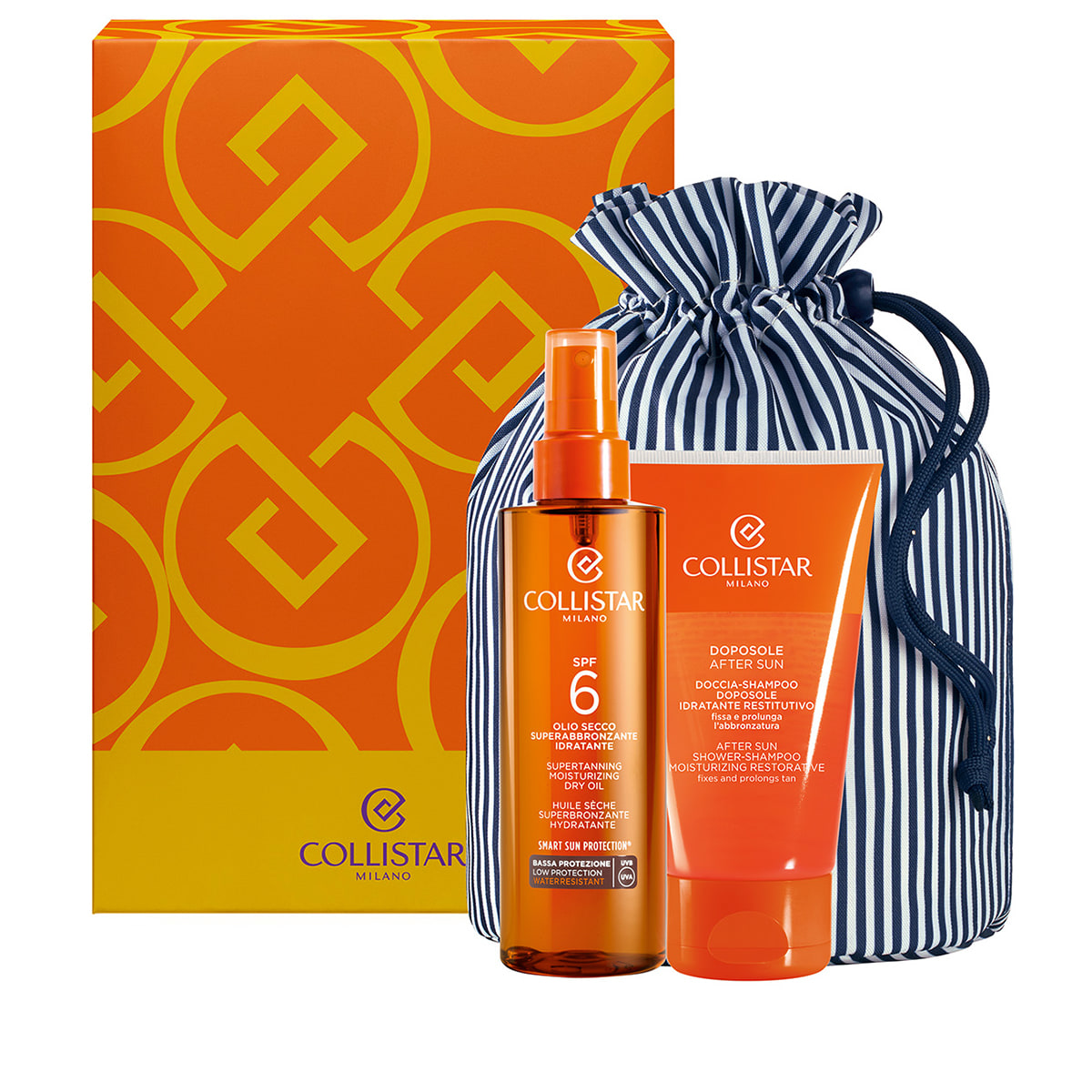 Collistar Supertanning Moisturizing Dry Oil SPF6 Set • haar-shop.ch