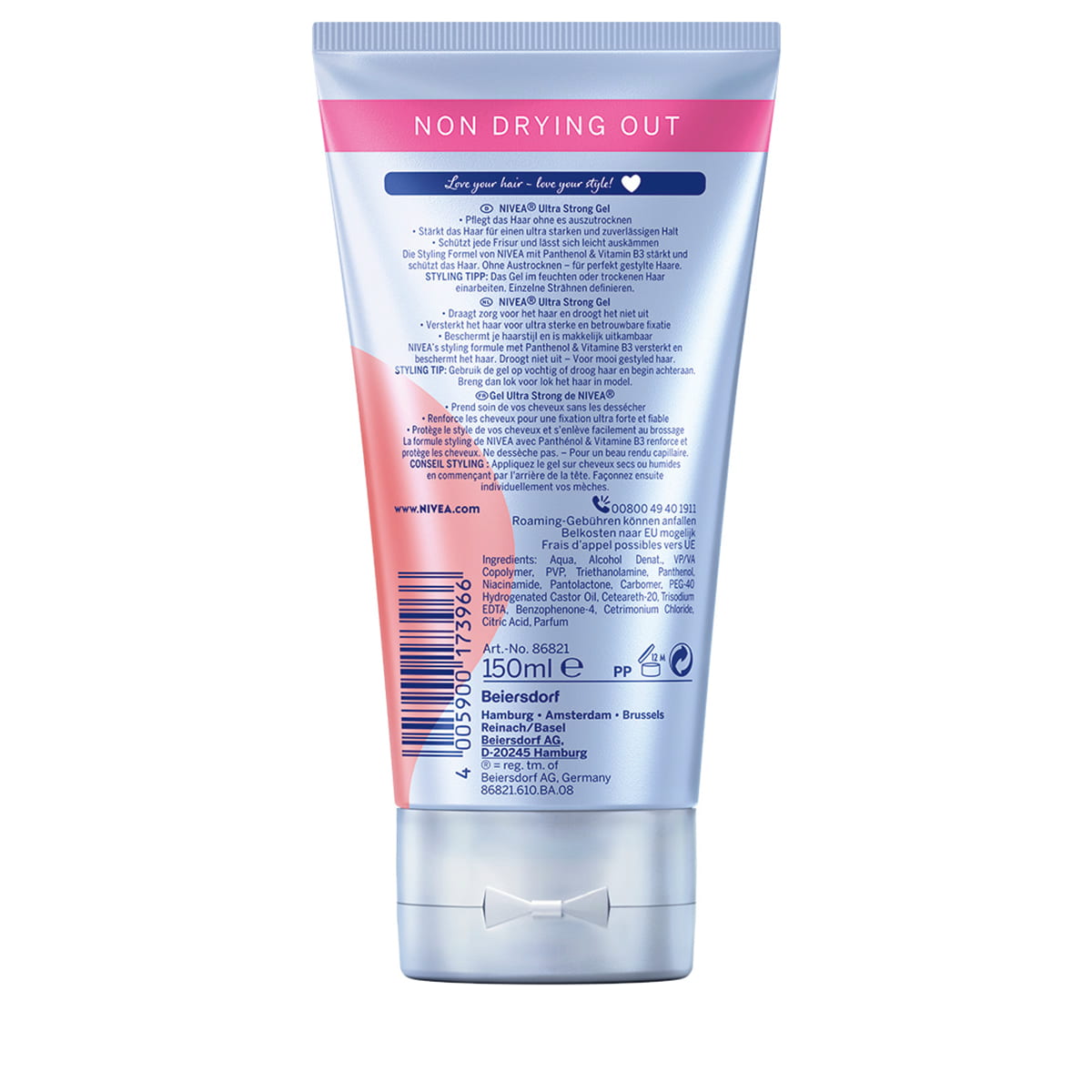 NIVEA Ultra Strong Gel • Starker Halt für jeden Look