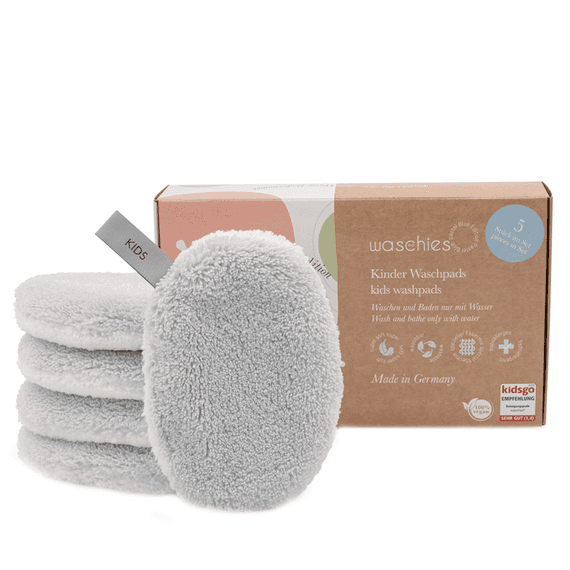 Waschies • Baby- und Kinderwaschpads Pastel Blue - 5er-Set