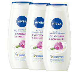 NIVEA • Cashmere & Cotton Seed Oil Shower Gel Trio