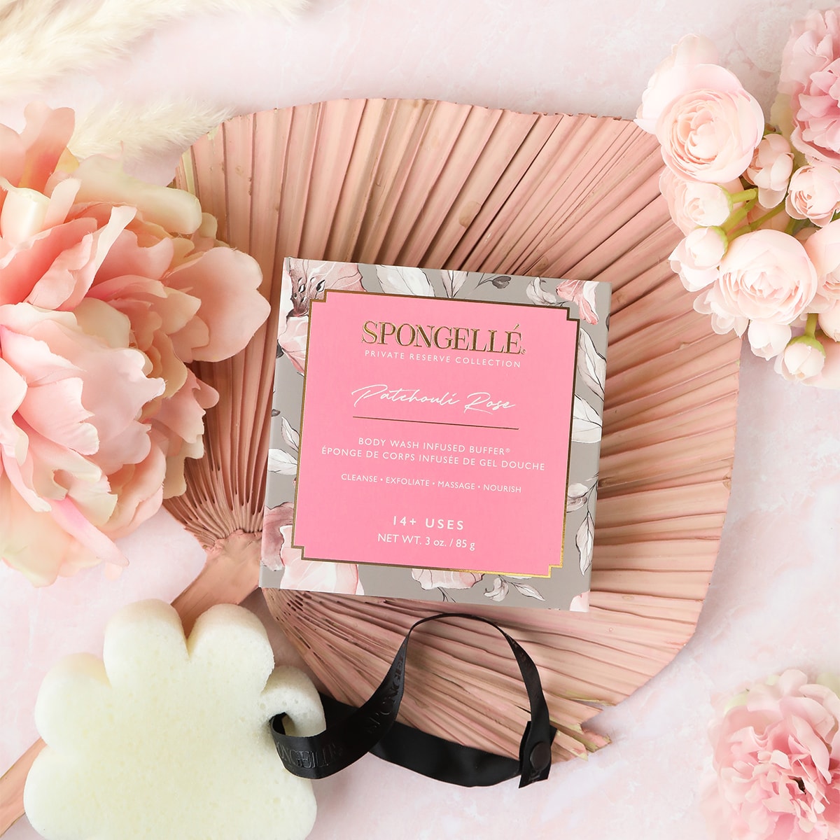 Spongellé • Private Reserve Flower Patchouli Rose • haar-shop.ch