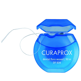 Curaprox DF 834 Waxed Mint Dental Floss 50m