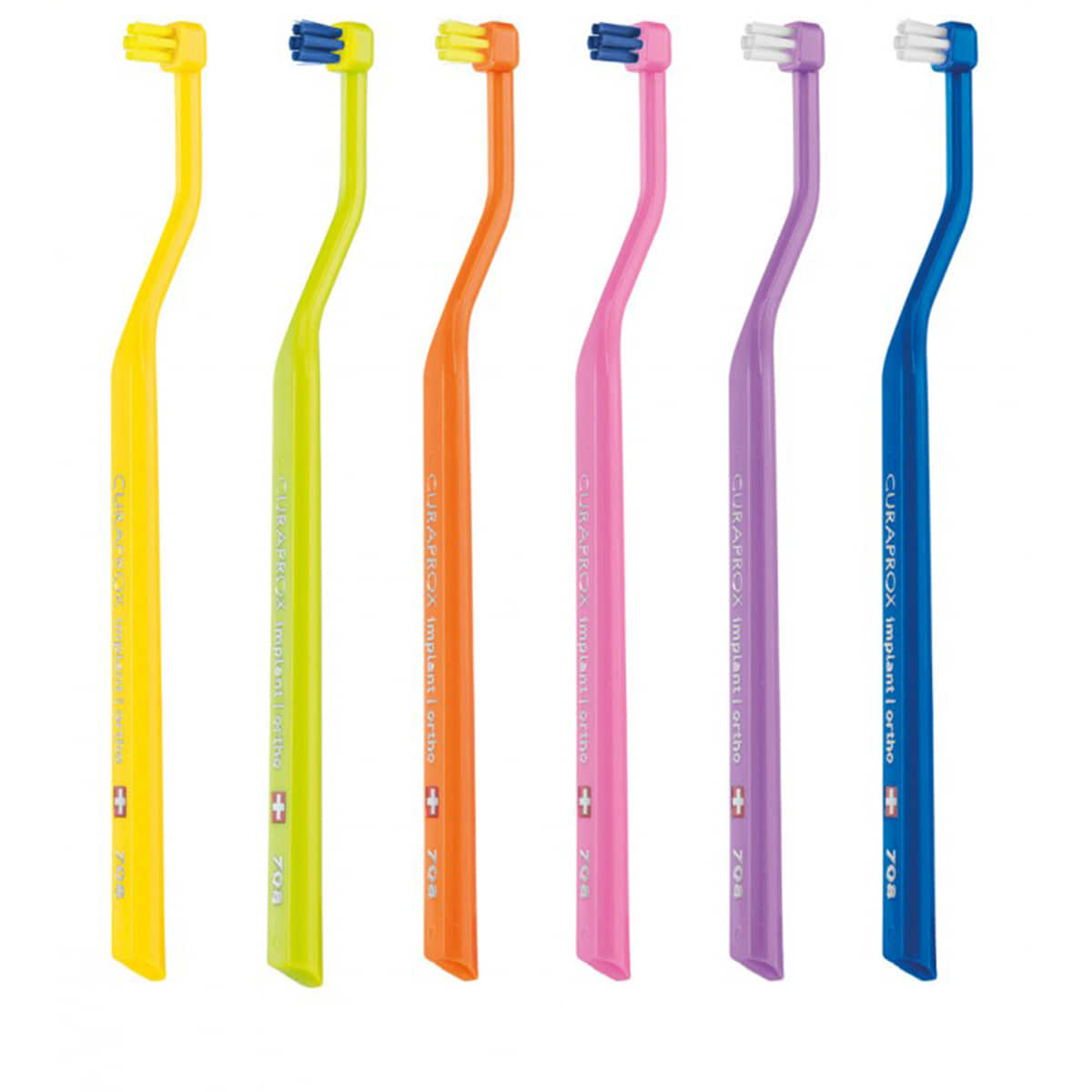 Curaprox CS 708 Implant Toothbrush • Ortho Blister Pack