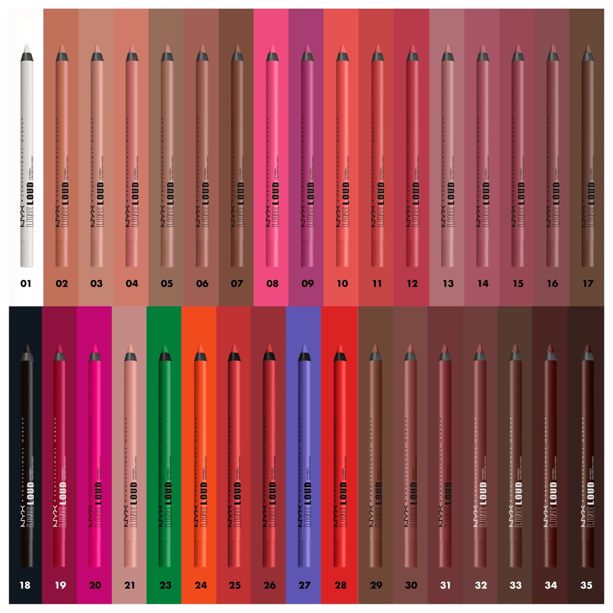 NYX Professional Makeup • Line Loud Longwear Lip Pencil • haar-shop.ch