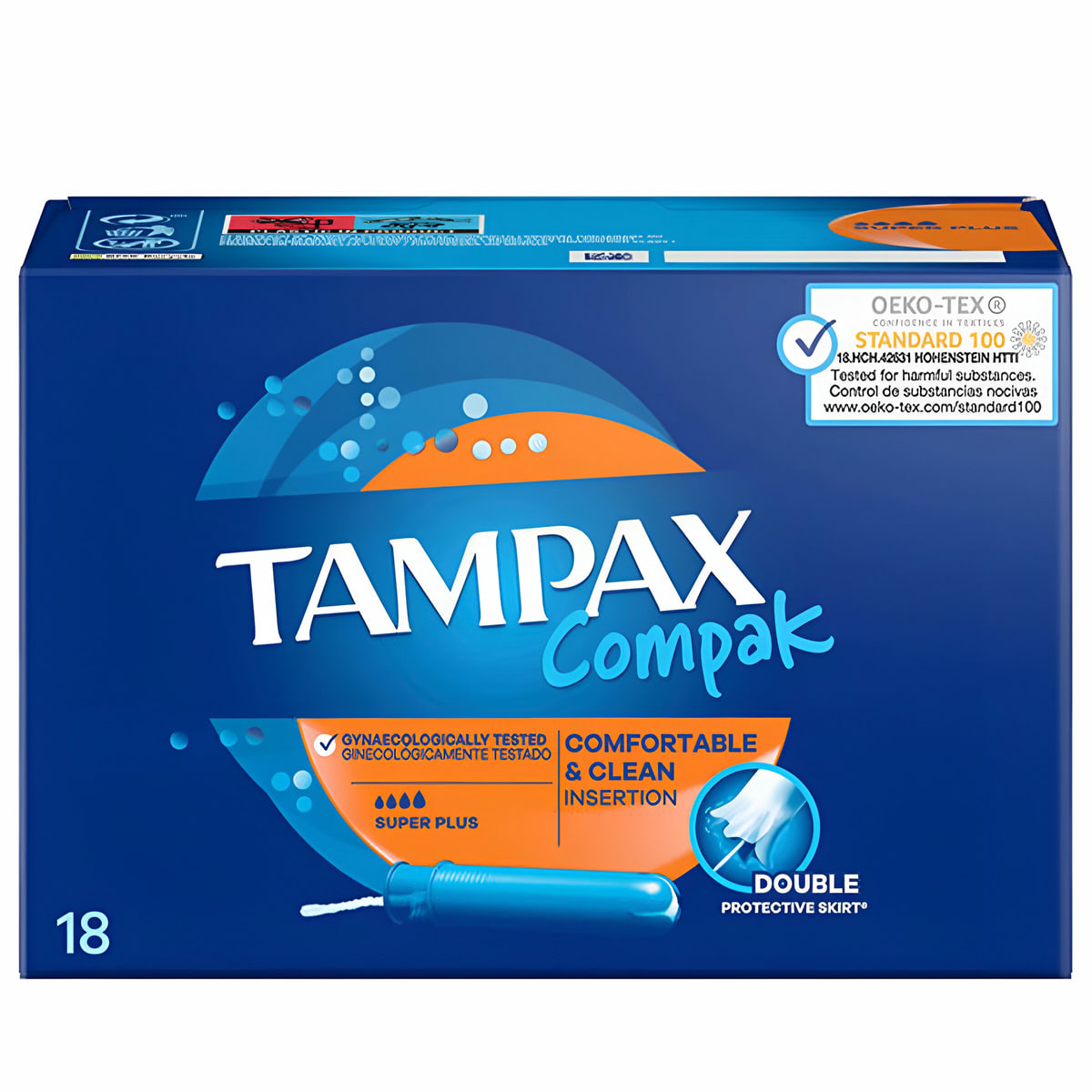 Tampax • Compak Super Plus Tampons 18 Pcs.