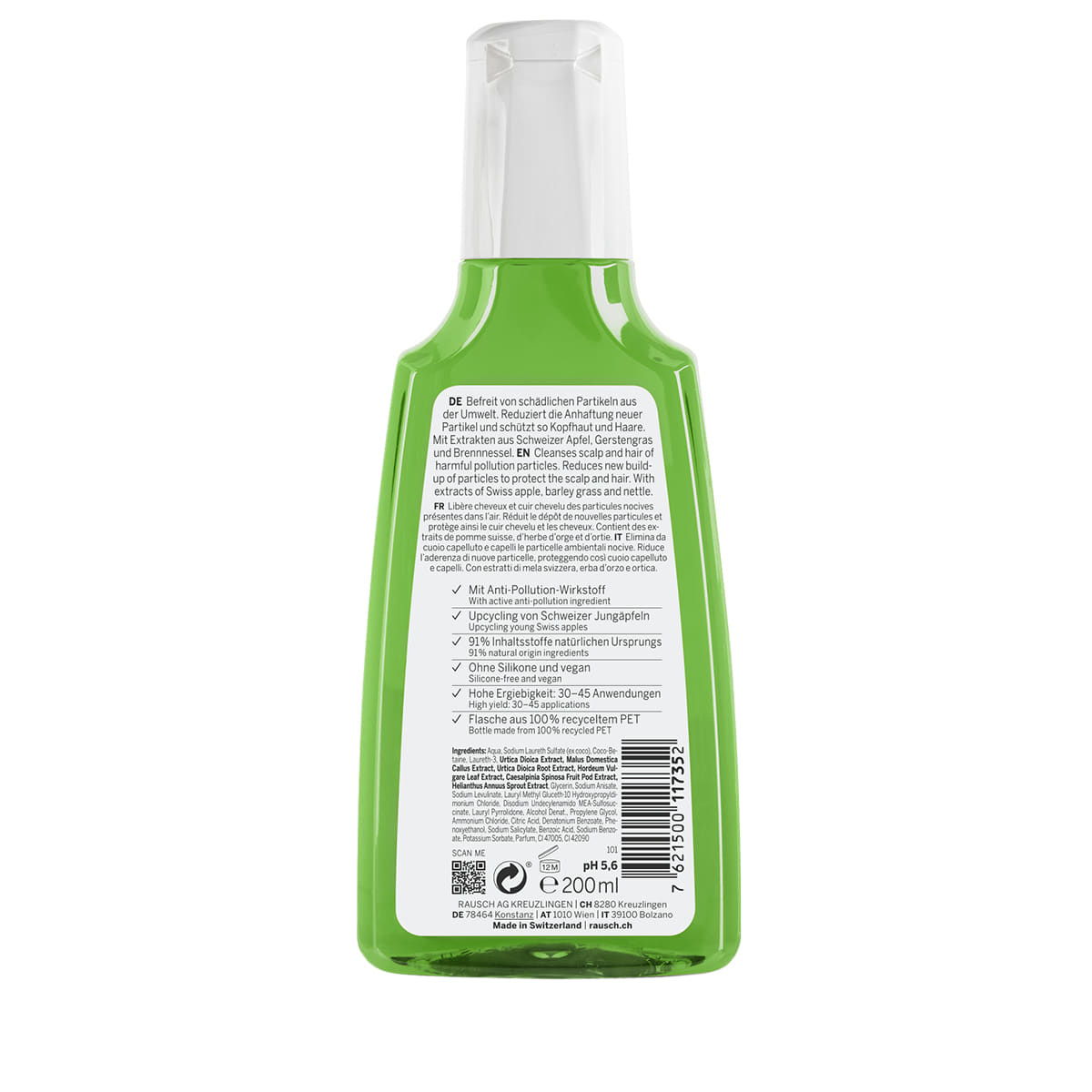 Rausch • Anti-Pollution Shampoo with Swiss Apple