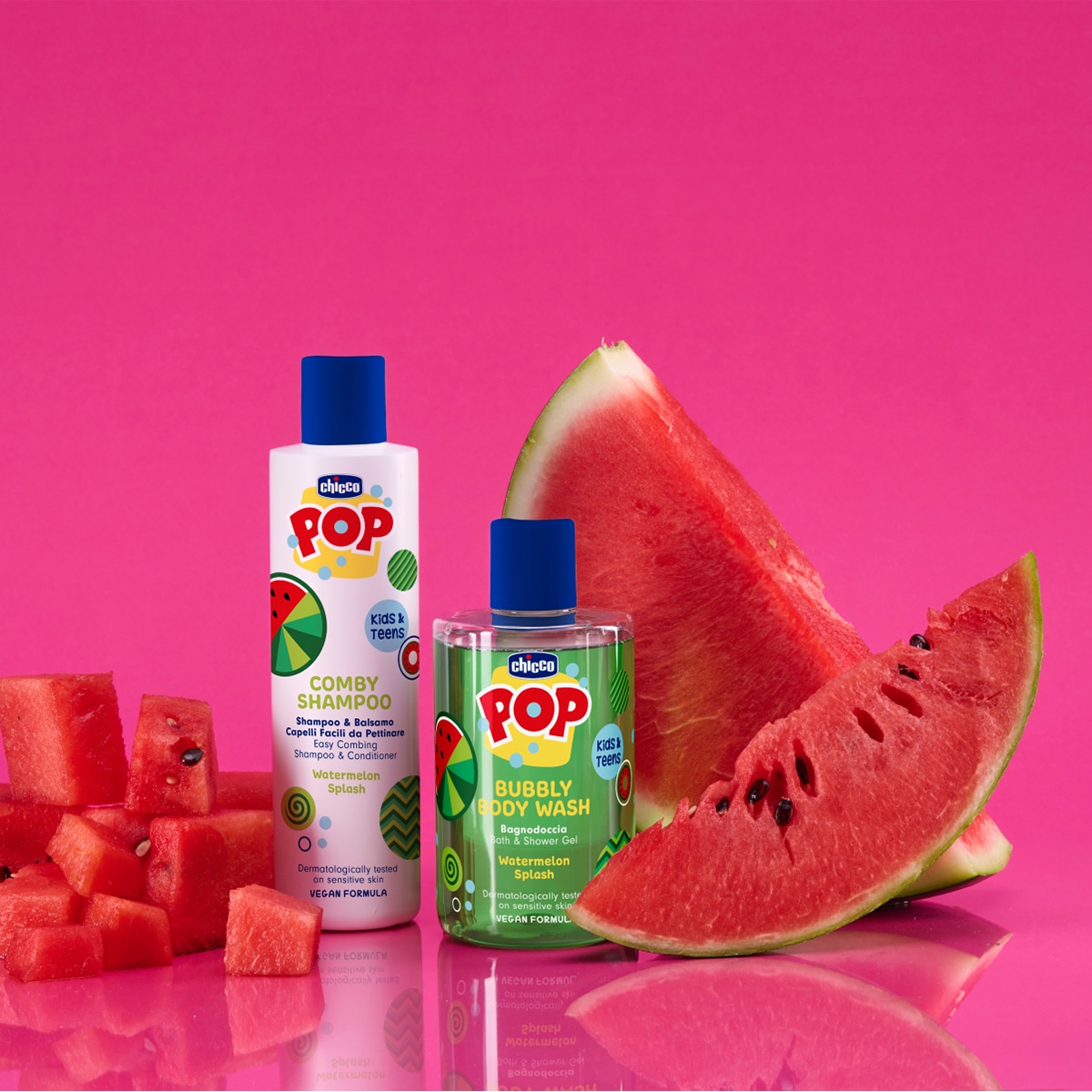 Chicco • Comby - Shampoo + Conditioner Watermelon • haar-shop.ch