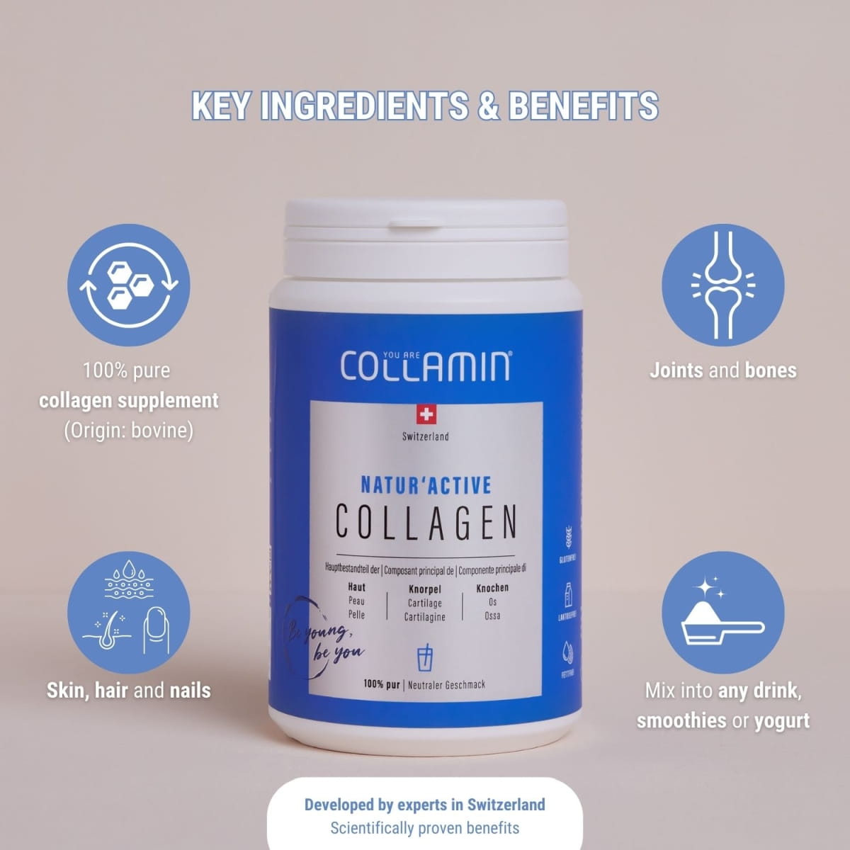 Collamin • Natur'Active Collagen Sachets 15x10g